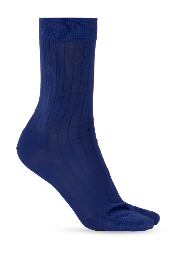 MAISON MARGIELA Tabi Cut-out Socks - Blue
