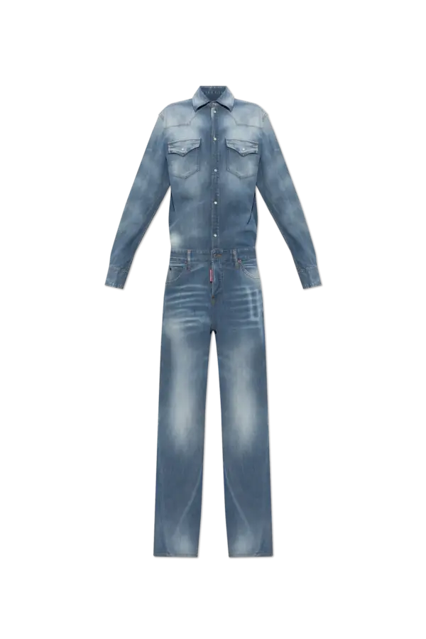 Dsquared2 Denim Jumpsuit - Blue