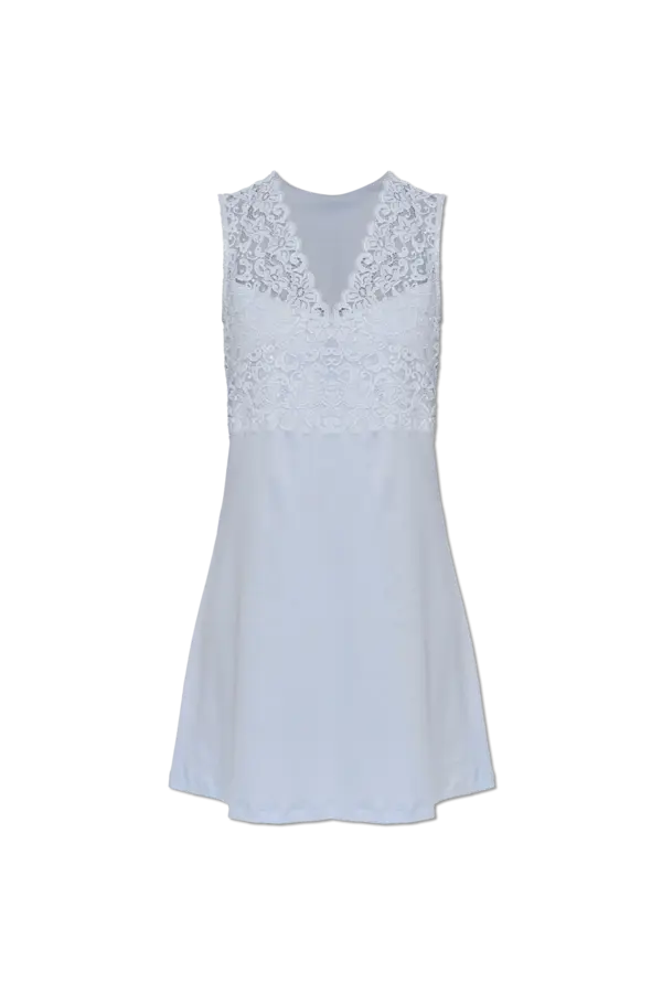 Hanro Nightdress From The "moments Nw" Collection - Blue