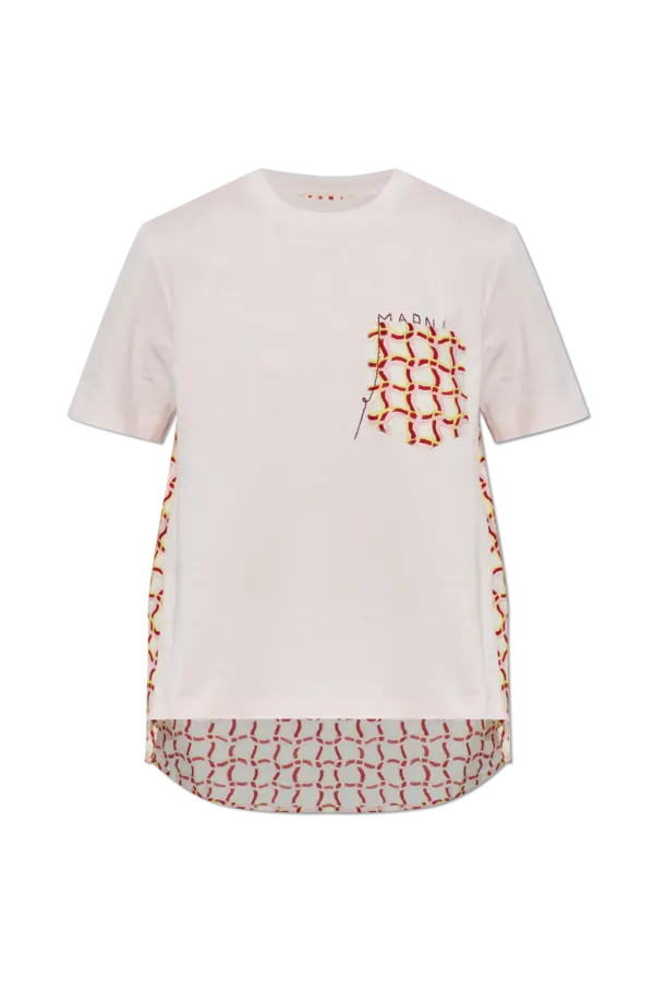 Marni Asymmetrical T-shirt - Pink
