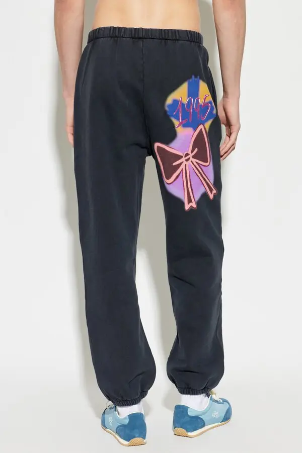 Dsquared2 Sweatpants With Print - Black