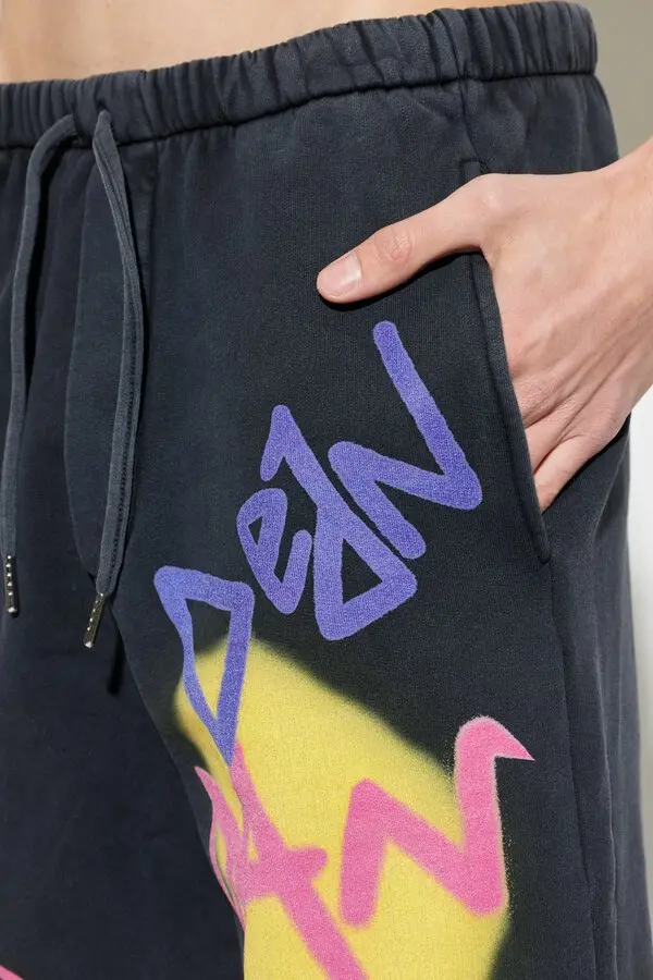 Dsquared2 Sweatpants With Print - Black