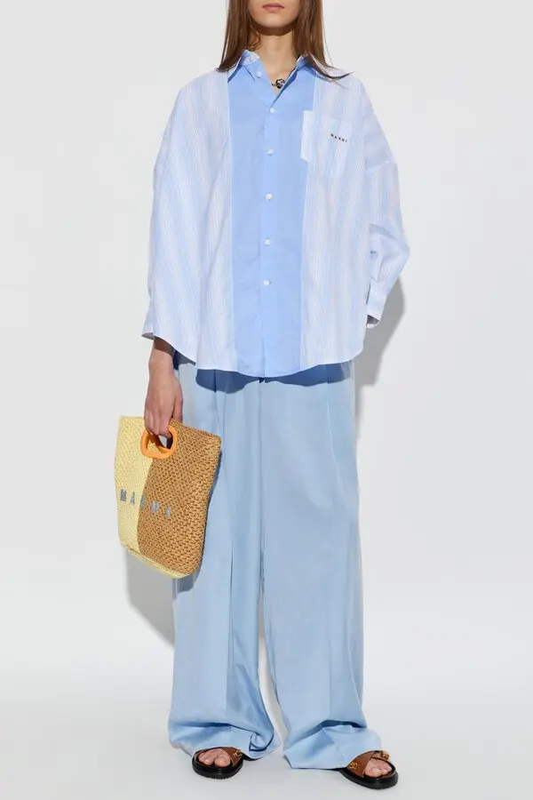 Marni Wide-leg Trousers - Blue