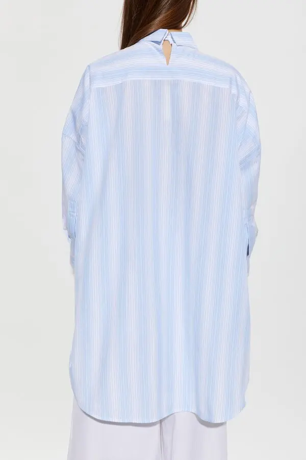 Marni Asymmetrical Shirt - Blue