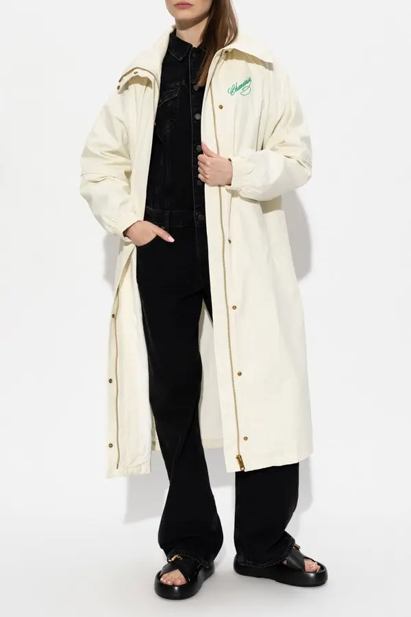 WILLY CHAVARRIA Ruff Rider' Track Jacket - Cream