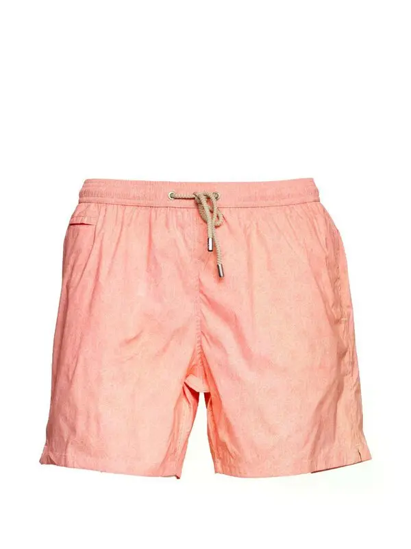 MC2 SAINT BARTH Octopus-print Swim Shorts - Orange