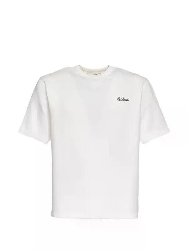 MC2 SAINT BARTH Kolohe Short-sleeve Sweater - White