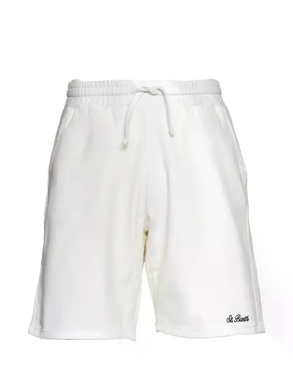 MC2 SAINT BARTH Randle Drawstring Shorts - White