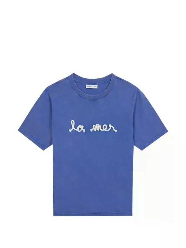 Maison Labiche Rope-embroidered T-shirt - Blue