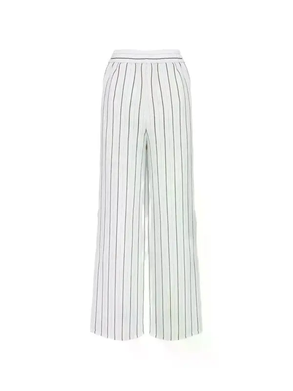 Lorena Antoniazzi Striped Drawstring Trousers