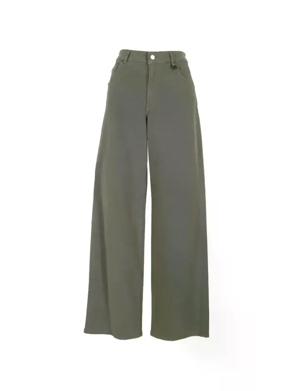 Lorena Antoniazzi Wide-leg Trousers - Green