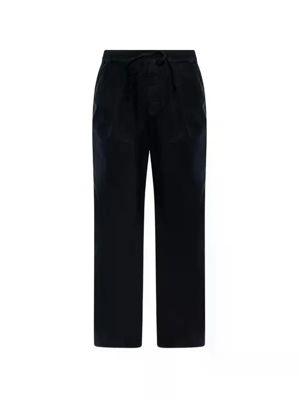 Officine Générale Peterson Drawstring-waistband Trousers - Black