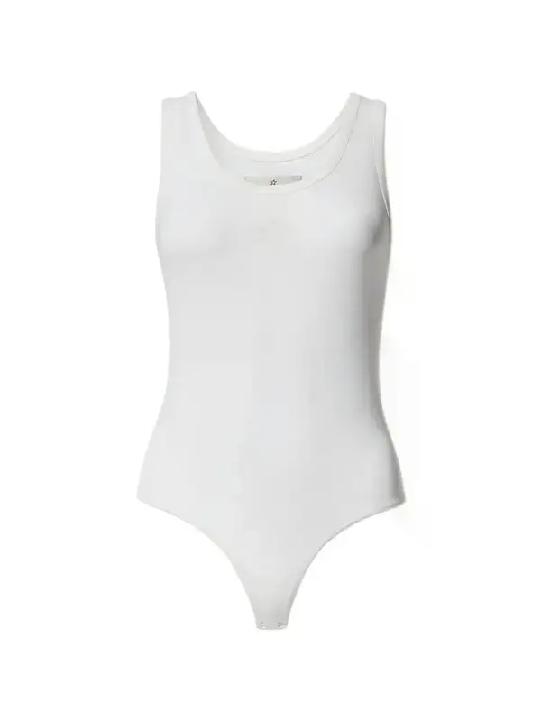 Perfect Moment Star-motif Sleeveless Bodysuit - White