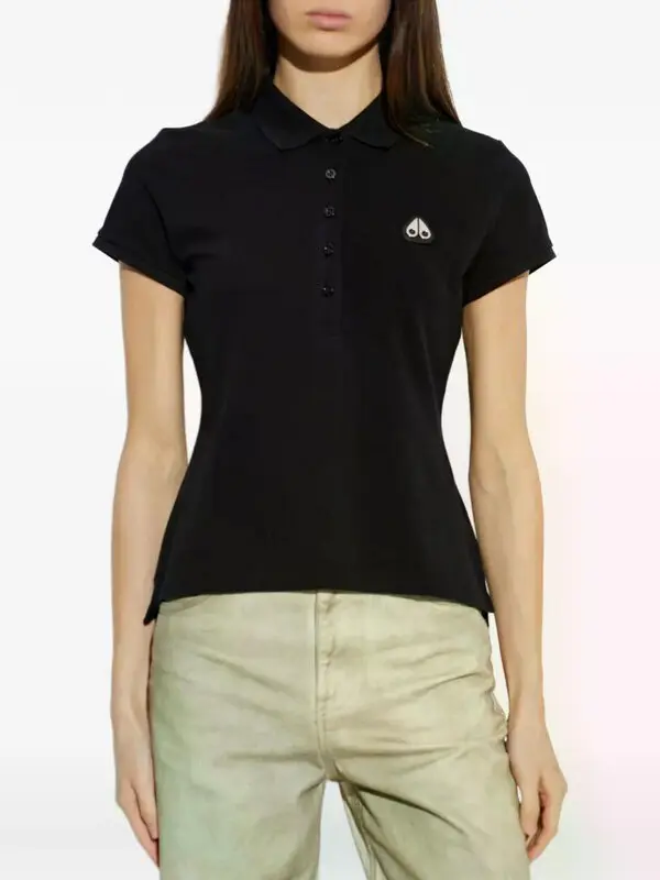 Moose Knuckles Logo-patch Piqué Polo Shirt