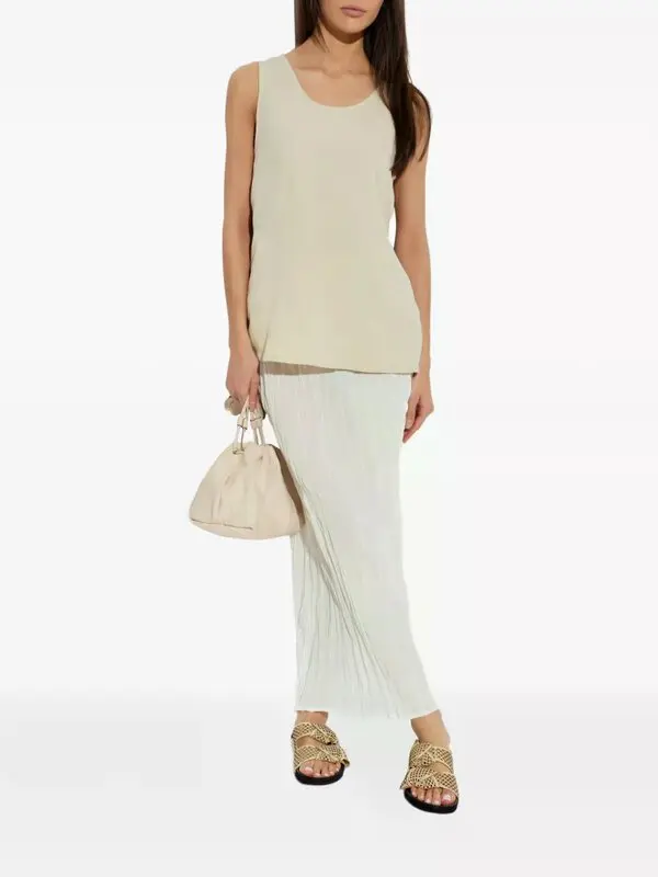 Hanro Sleeveless Blouse With Rear Tie