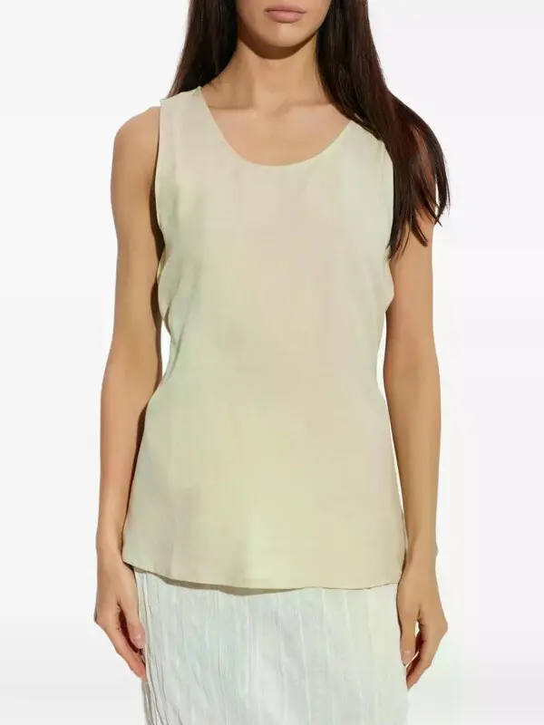 Hanro Sleeveless Blouse With Rear Tie