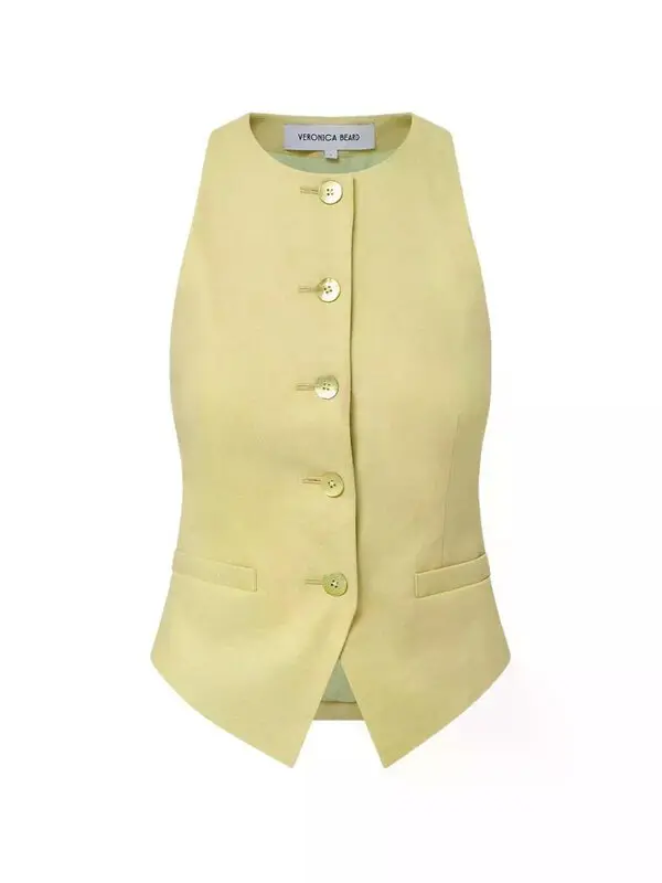 Veronica Beard Hartwell Button-up Vest