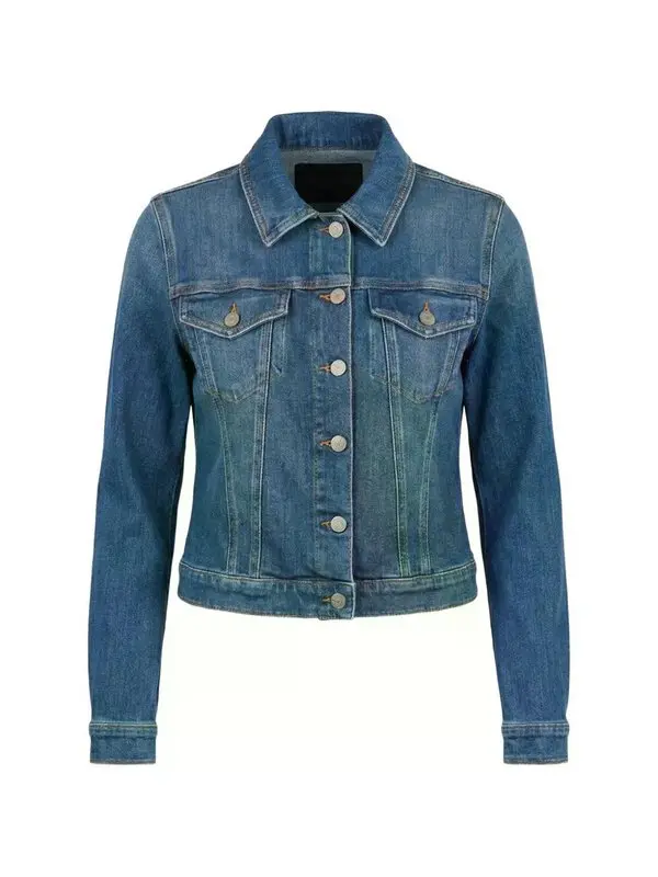DONDUP Faded-effect Denim Jacket - Blue