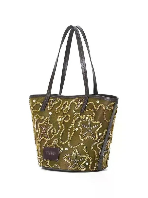Staud Caro Bead-embellished Tote Bag