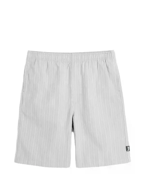 StÜssy Pinstripe Beach Shorts - Grey