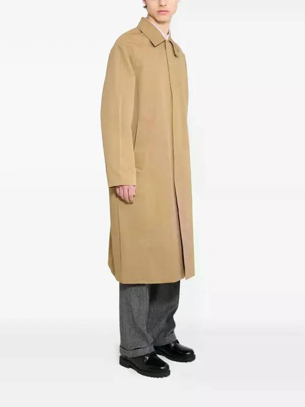 SUNFLOWER Twill Texture Raglan Sleeves Coat - Neutrals