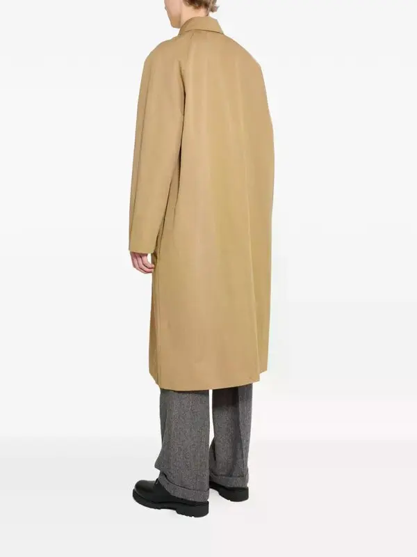 SUNFLOWER Twill Texture Raglan Sleeves Coat - Neutrals