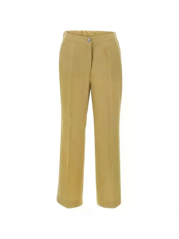 ELENA MIRÒ Wide-leg Linen Trousers