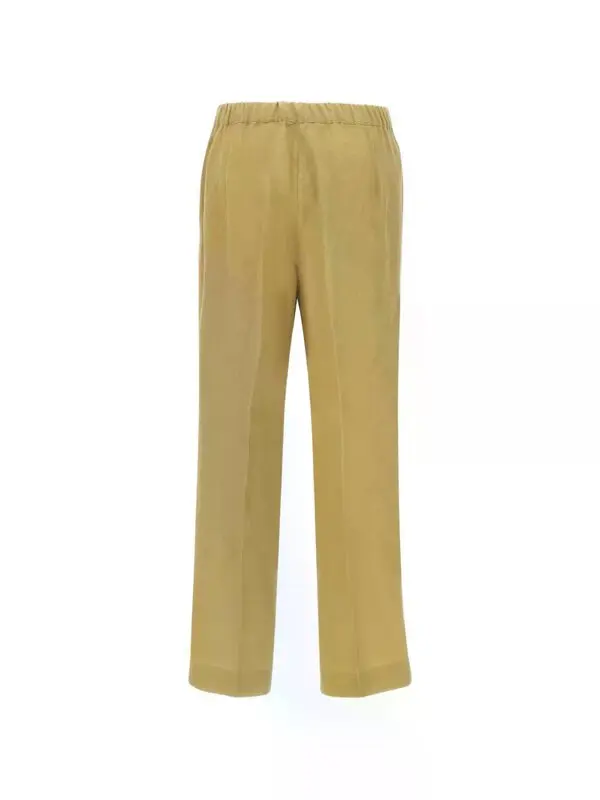 ELENA MIRÒ Wide-leg Linen Trousers