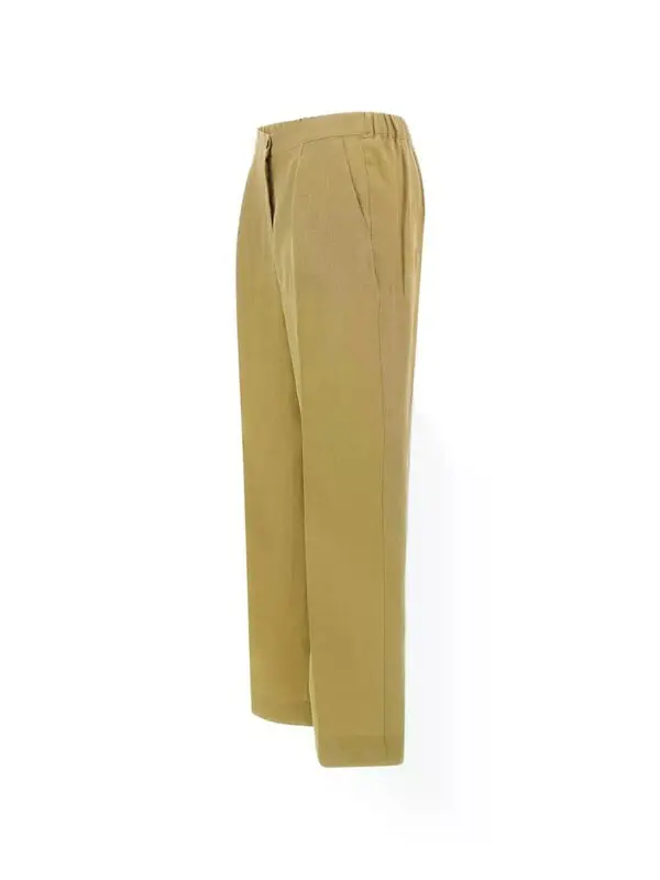 ELENA MIRÒ Wide-leg Linen Trousers