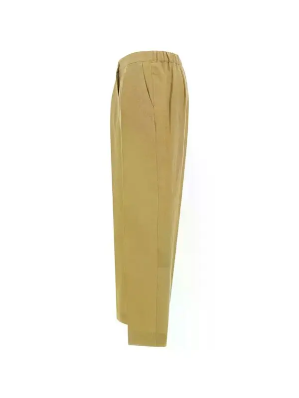ELENA MIRÒ Wide-leg Linen Trousers