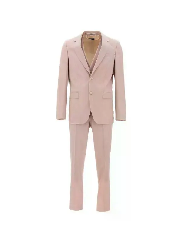 BOSS Virgin Wool Suit - Pink