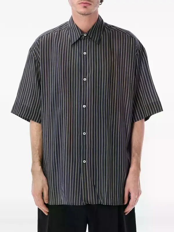 Studio Nicholson Striped Short-sleeve Shirt