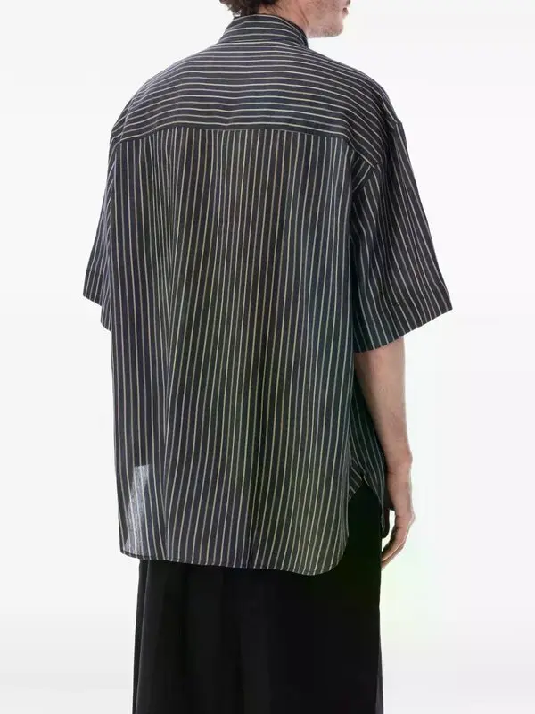 Studio Nicholson Striped Short-sleeve Shirt