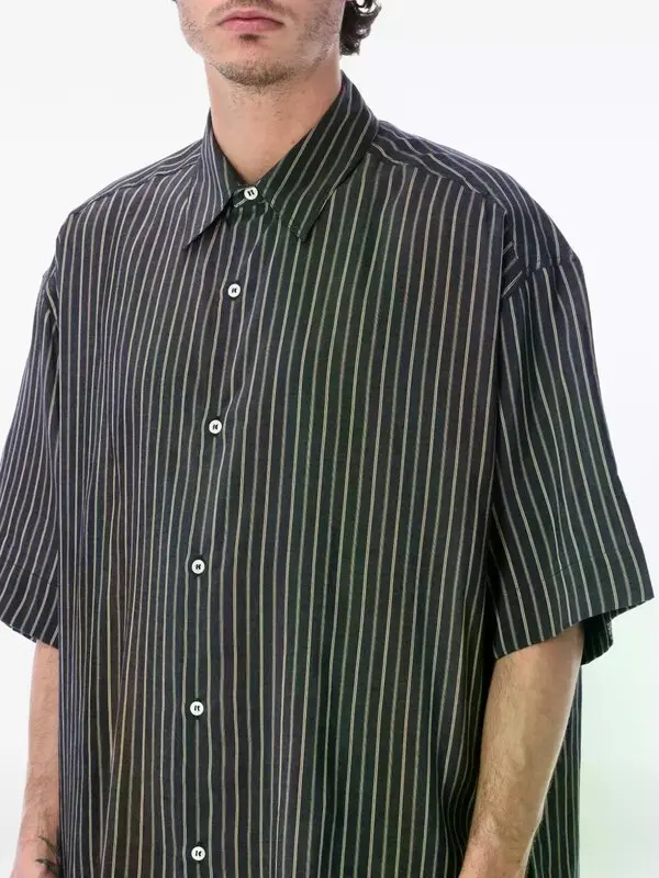 Studio Nicholson Striped Short-sleeve Shirt