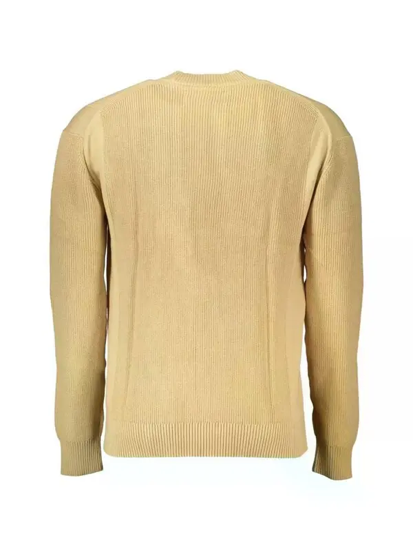 Calvin Klein Ribbed-knit Sweater With Embroidered Logo