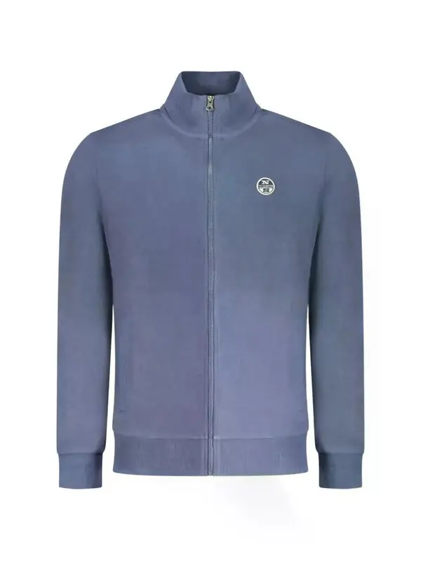 NORTH SAILS Logo-patch Zip-up Jacket - Blue