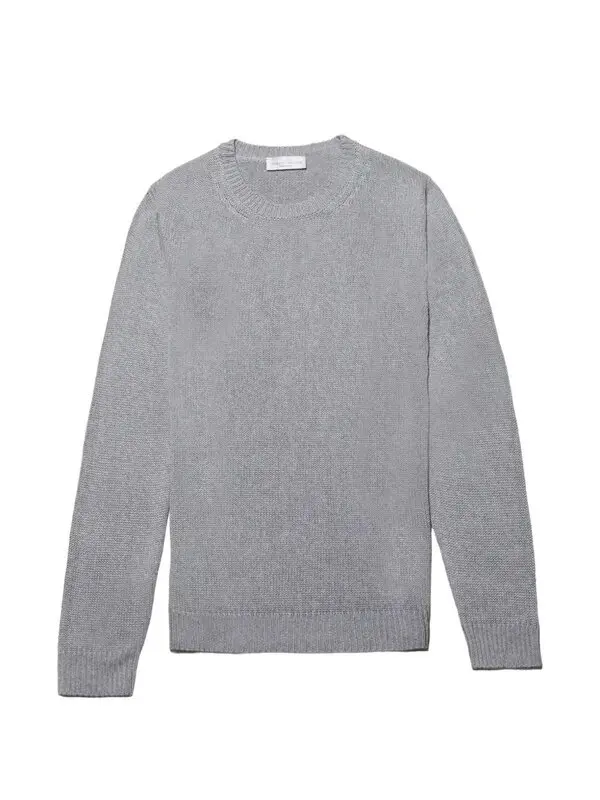 ROBERTO COLLINA Crew Neck Sweater - Grey