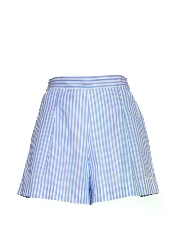 MC2 SAINT BARTH Amani Striped Shorts - Blue