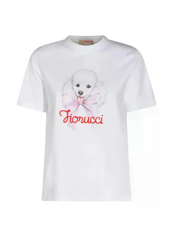 Fiorucci Poodle-print T-shirt - White