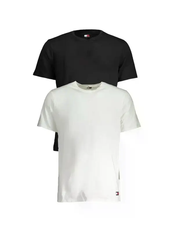 Tommy Hilfiger Crew-neck Cotton T-shirt Set - Black