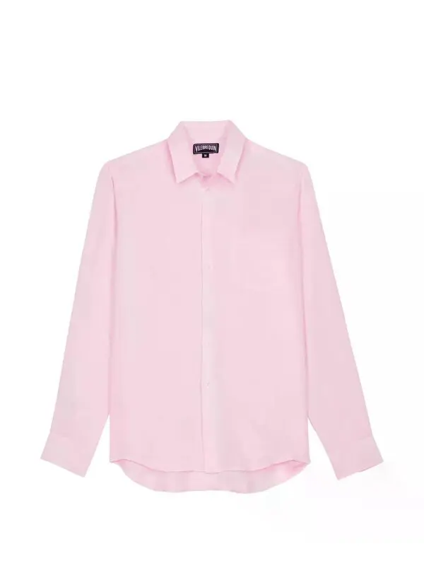 Vilebrequin Plain Linen Shirt - Pink