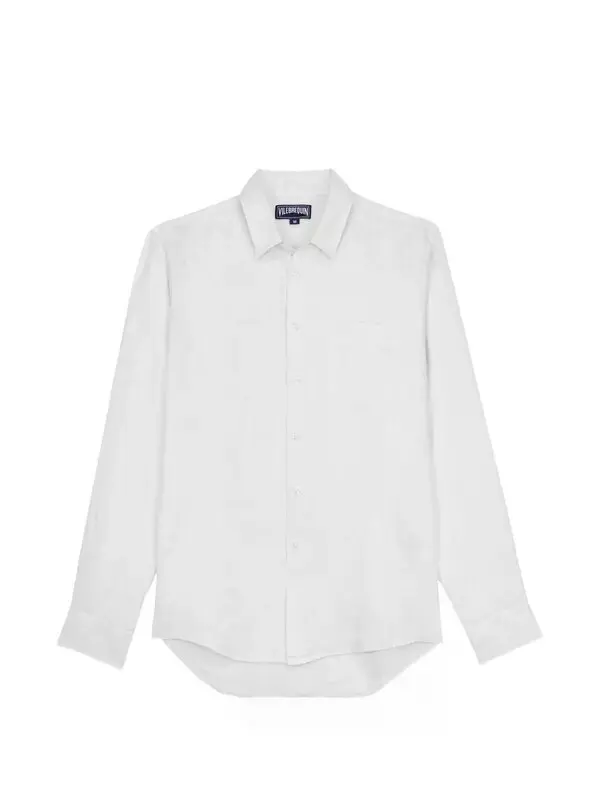 Vilebrequin Long-sleeve Linen Shirt - White
