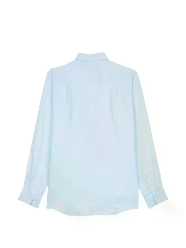 Vilebrequin Linen Chest-pocket Shirt - Blue