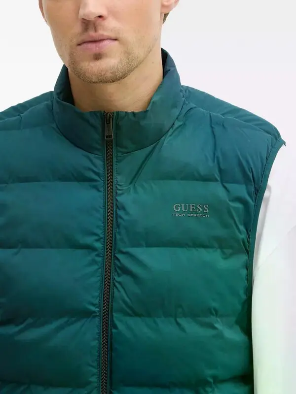 Guess Quilted Zip-up Gilet