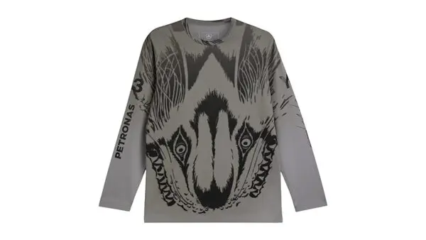 Adidas X Y3 Mercedes Wolf Graphic Longsleeve