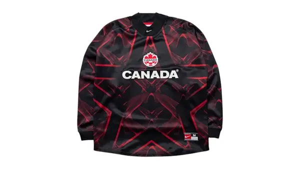 Nike Canada Authentic Goalkeeper Jersey - Black/sport Red