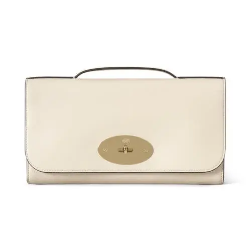 Mulberry Lily Clutch - Eggshell