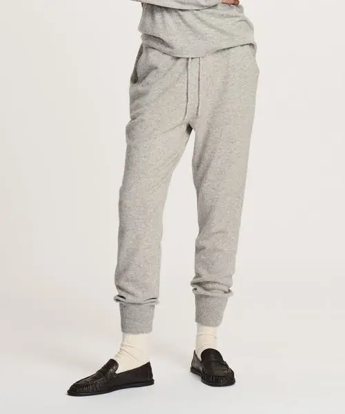 Naadam Signature Cashmere Jogger - Cement