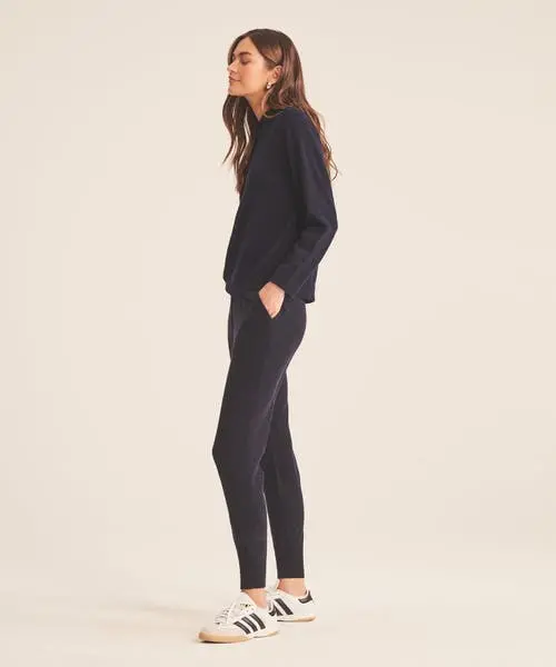 Naadam Signature Cashmere Jogger - Navy