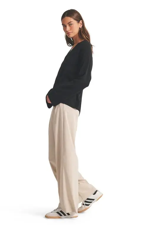 Naadam Signature Cashmere Boxy Cardigan - Black